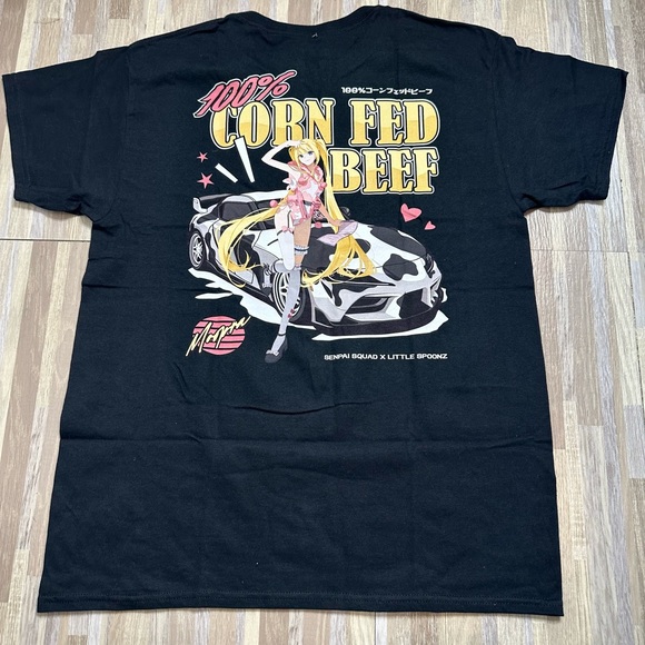 Shirts | Corn Fed Beef Graphic Tee Senpai Squad Size Medium | Poshmark